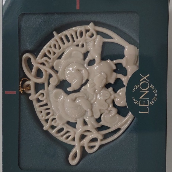 Lenox | Holiday | Lenox Disney Seasons Greetings Mickey Minnie Mouse ...